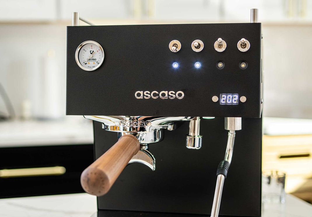 Ascaso Steel DUO Espresso Machine – Black – AscasoUSA