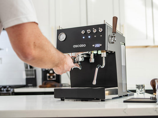 Ascaso Steel DUO PLUS PID Programmable Espresso Machine - Black – AscasoUSA